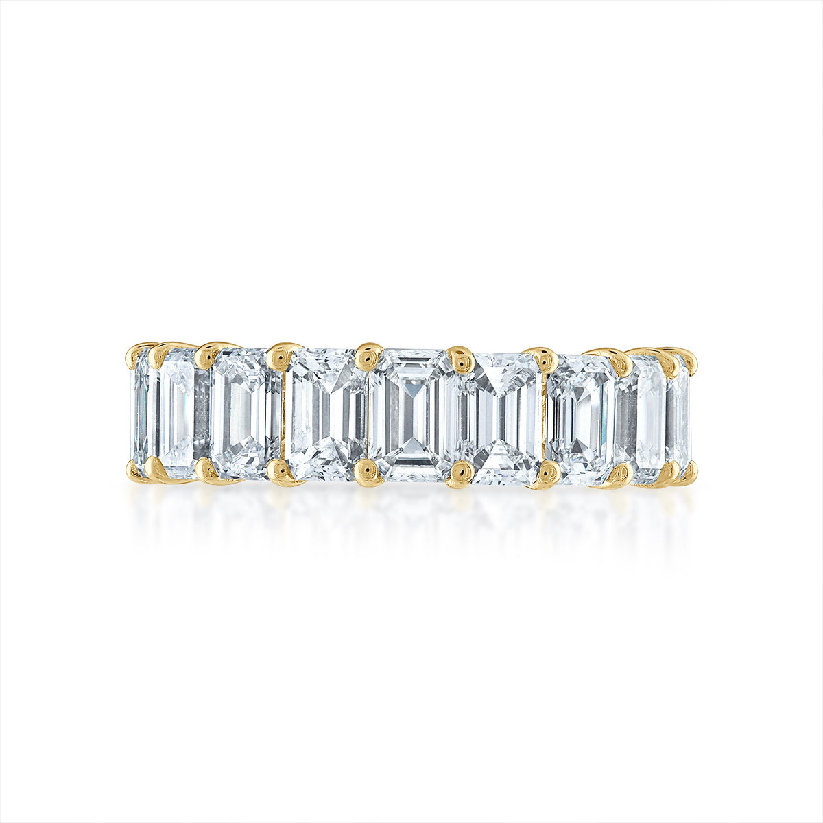 Emerald Cut Eternity Band - 5ct – Siroo