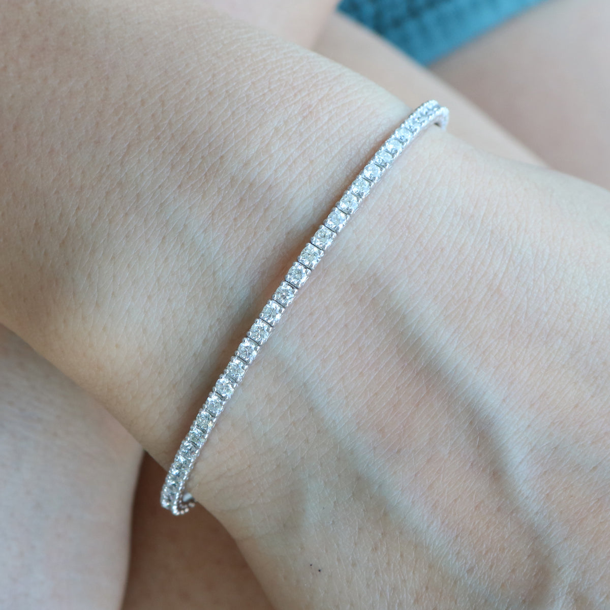 Siroo Diamond Eternity Flex Bangle - 2.5ct