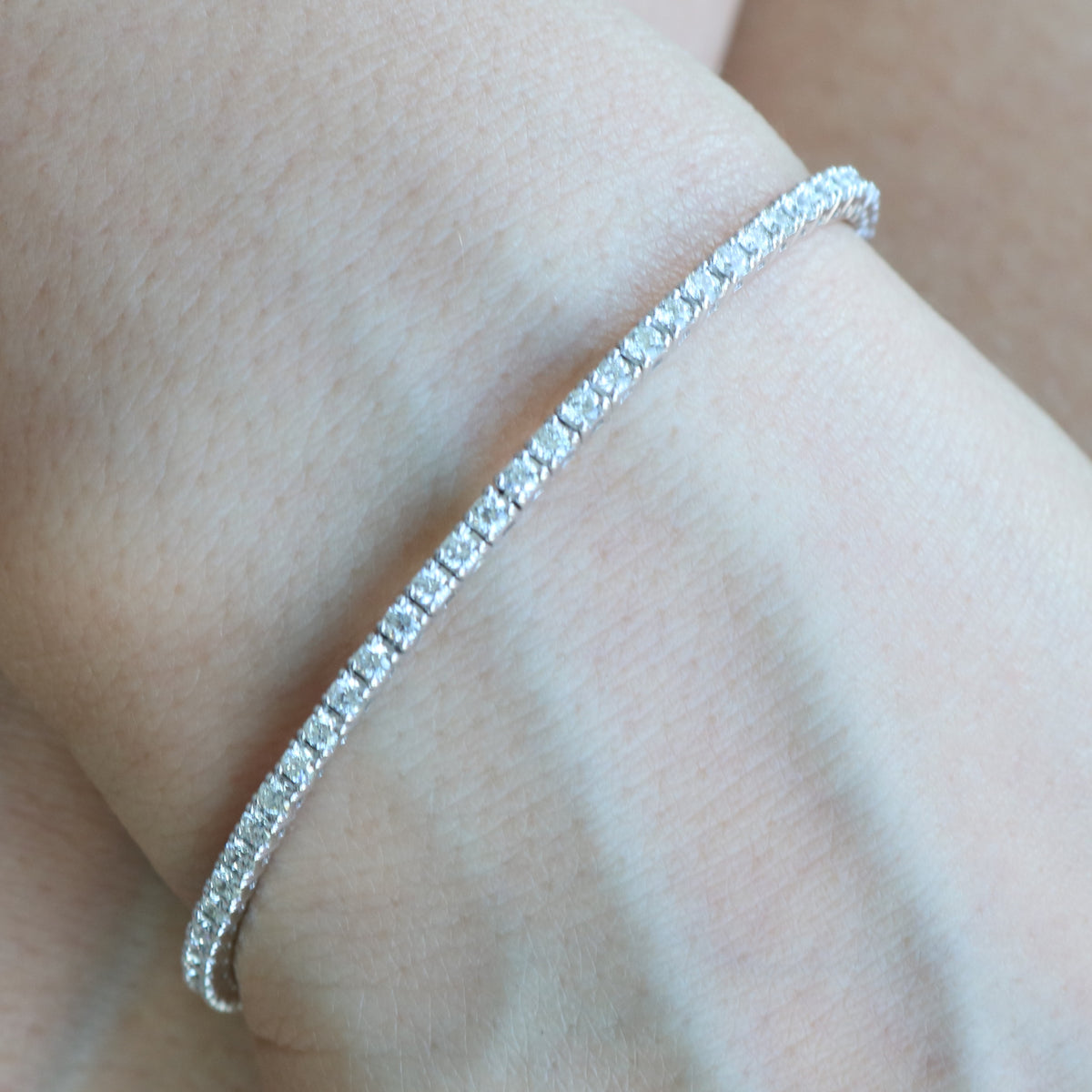 Siroo Diamond Eternity Flex Bangle - 3.5ct